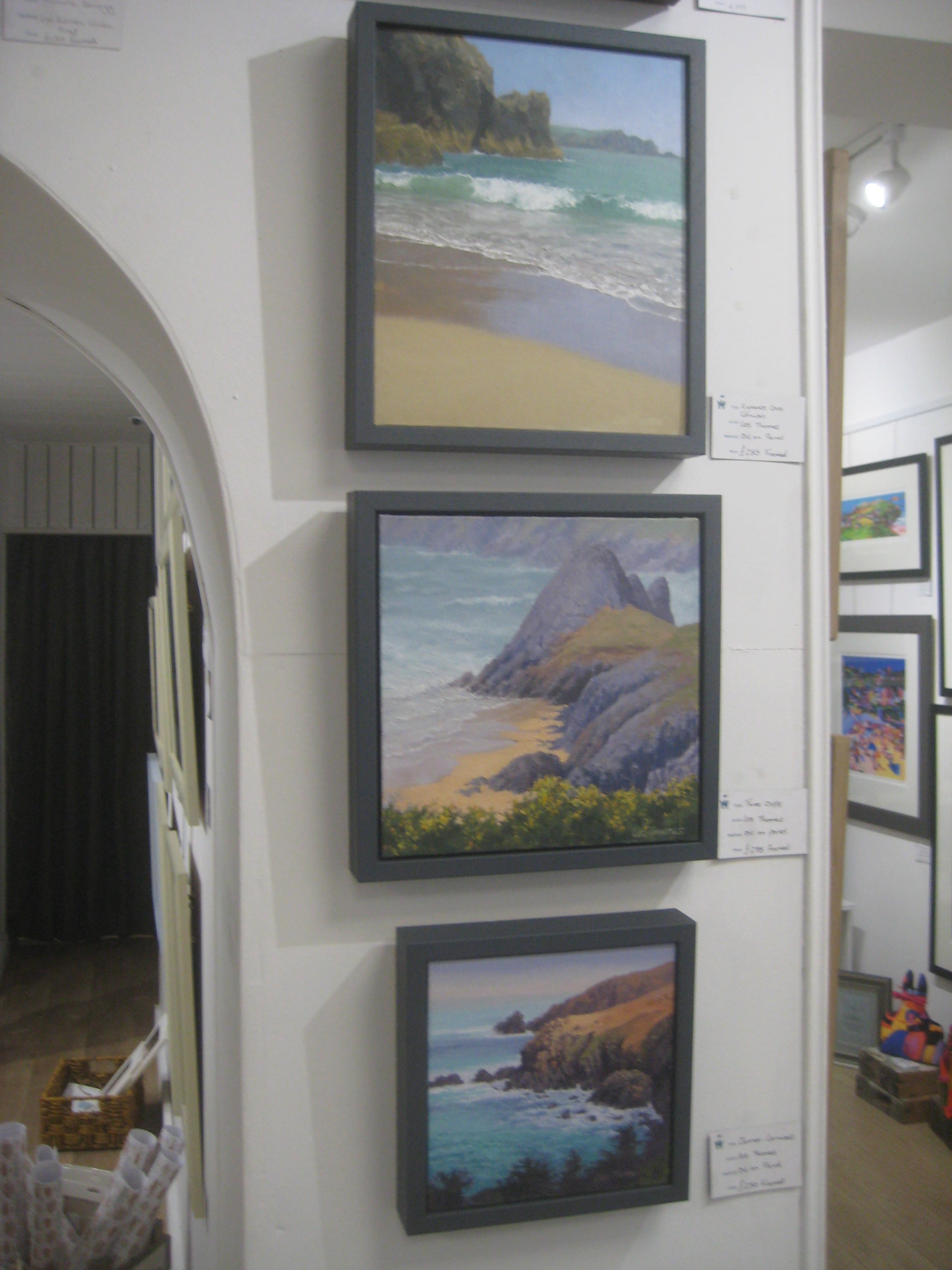 Paintings in the Gower Gallery | Les Thomas – the painter's progress